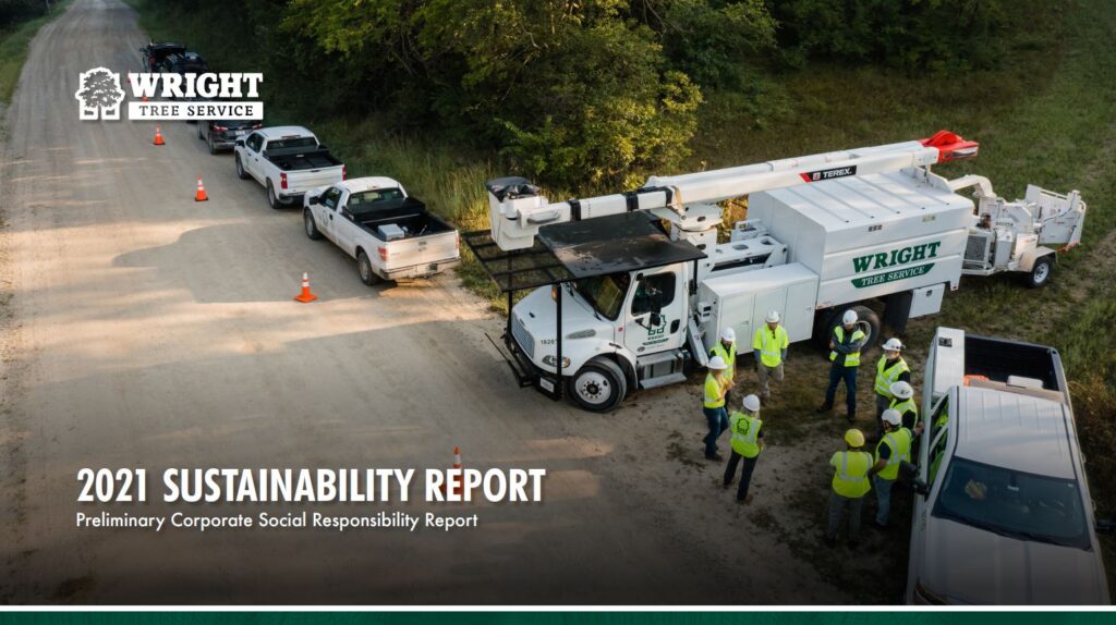 Wright Tree Service || 2021 Sustainability Report: Wright Tree Service